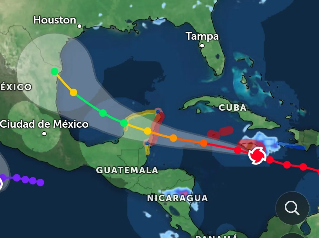 Huracán Beryl: crean mapa interactivo para ver su ubicación exacta ...